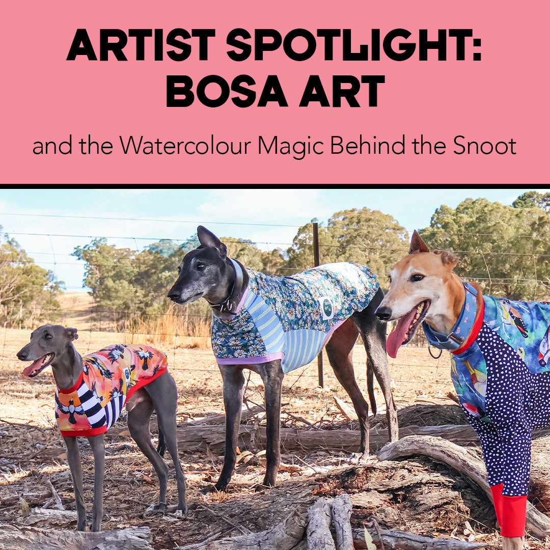 Artist Spotlight Bosa Art Co and the Greyhound Muse Behind the Magic ...