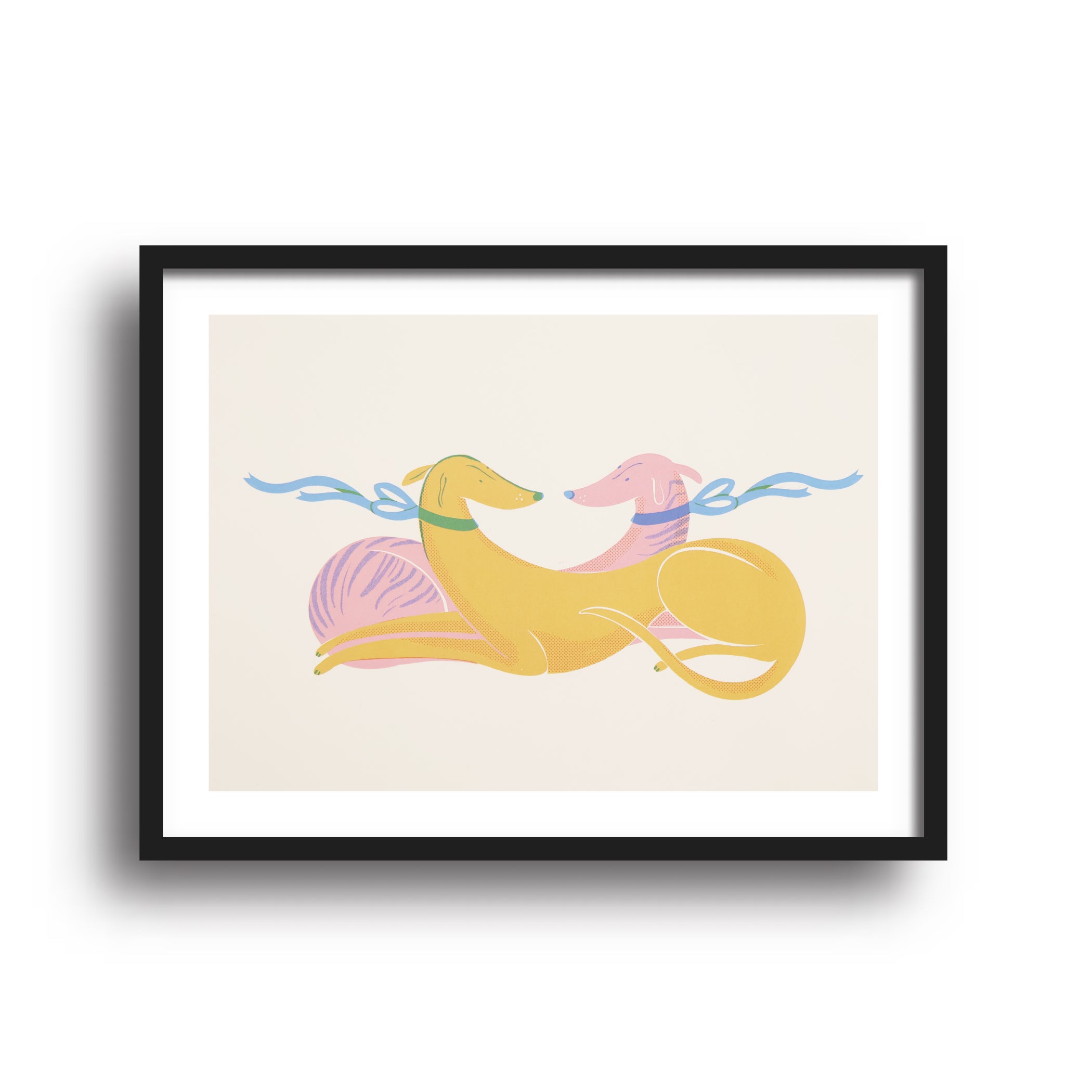 Bryony Moss "Love Hounds" A4 Print – houndtees