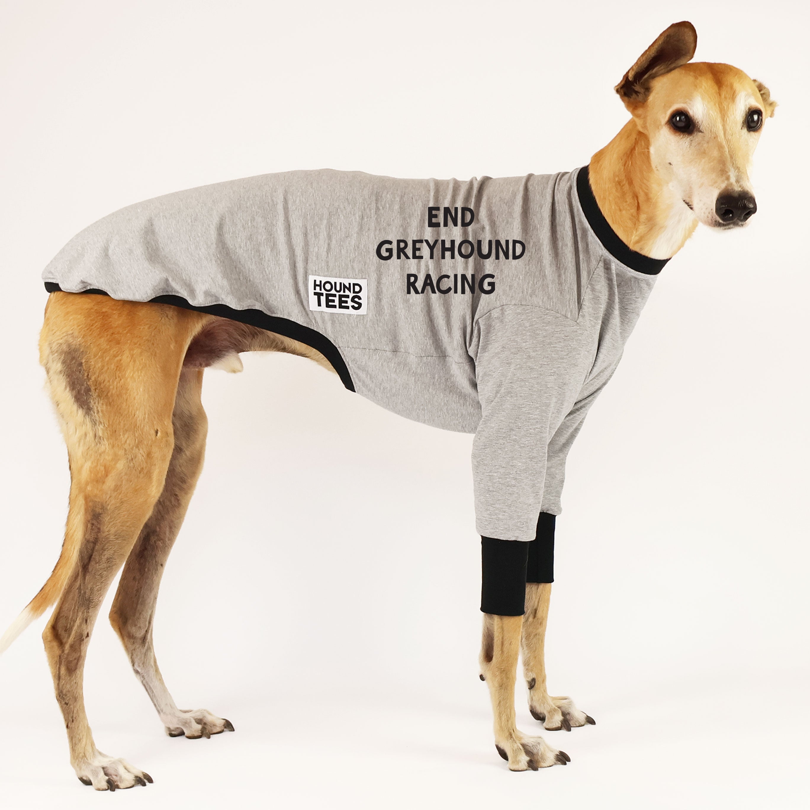 Greyhound T-shirt - End Greyhound Racing | Hound-Tees – Hound-Tees®