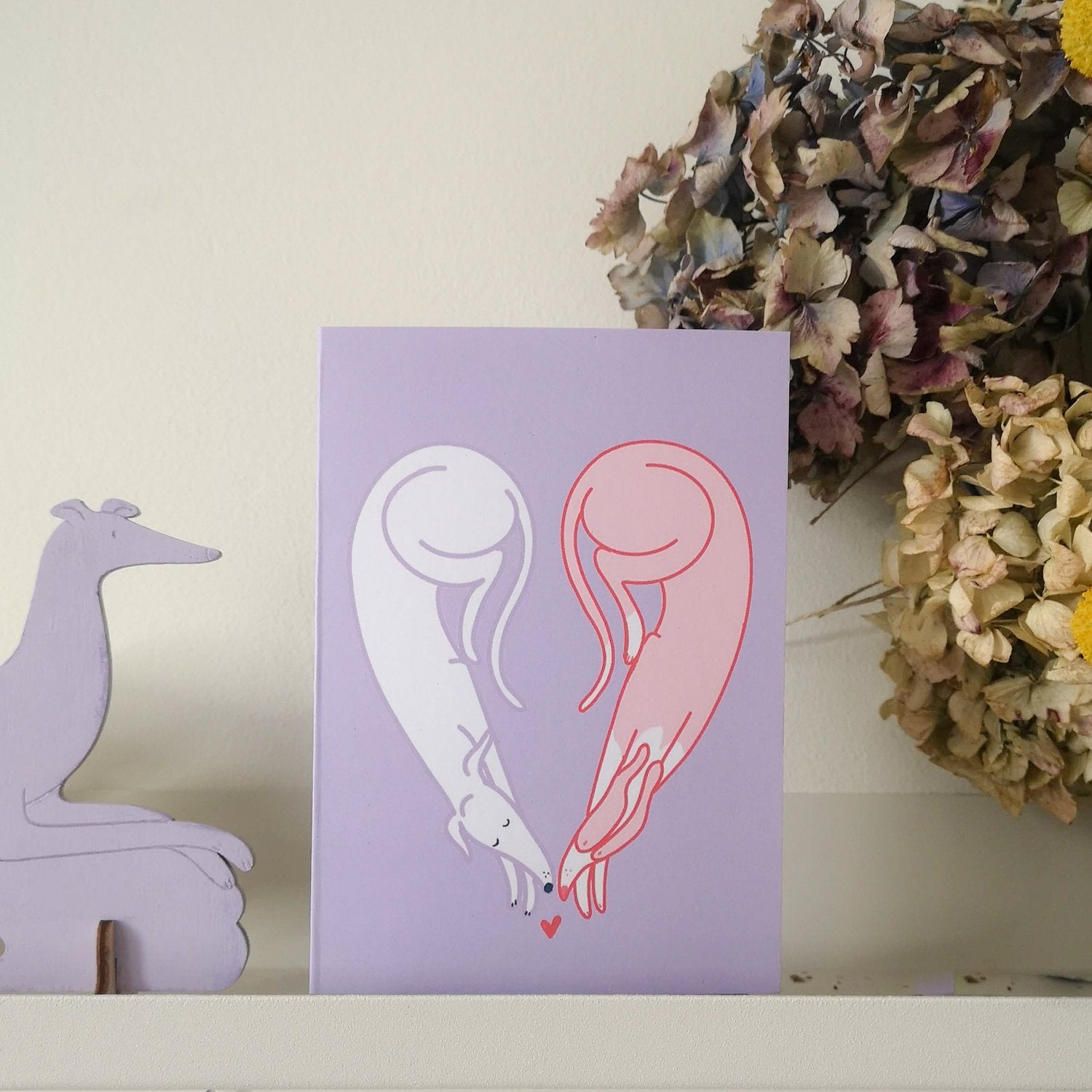Bryony Moss Hounds of Love Greeting Card – Hound-Tees®