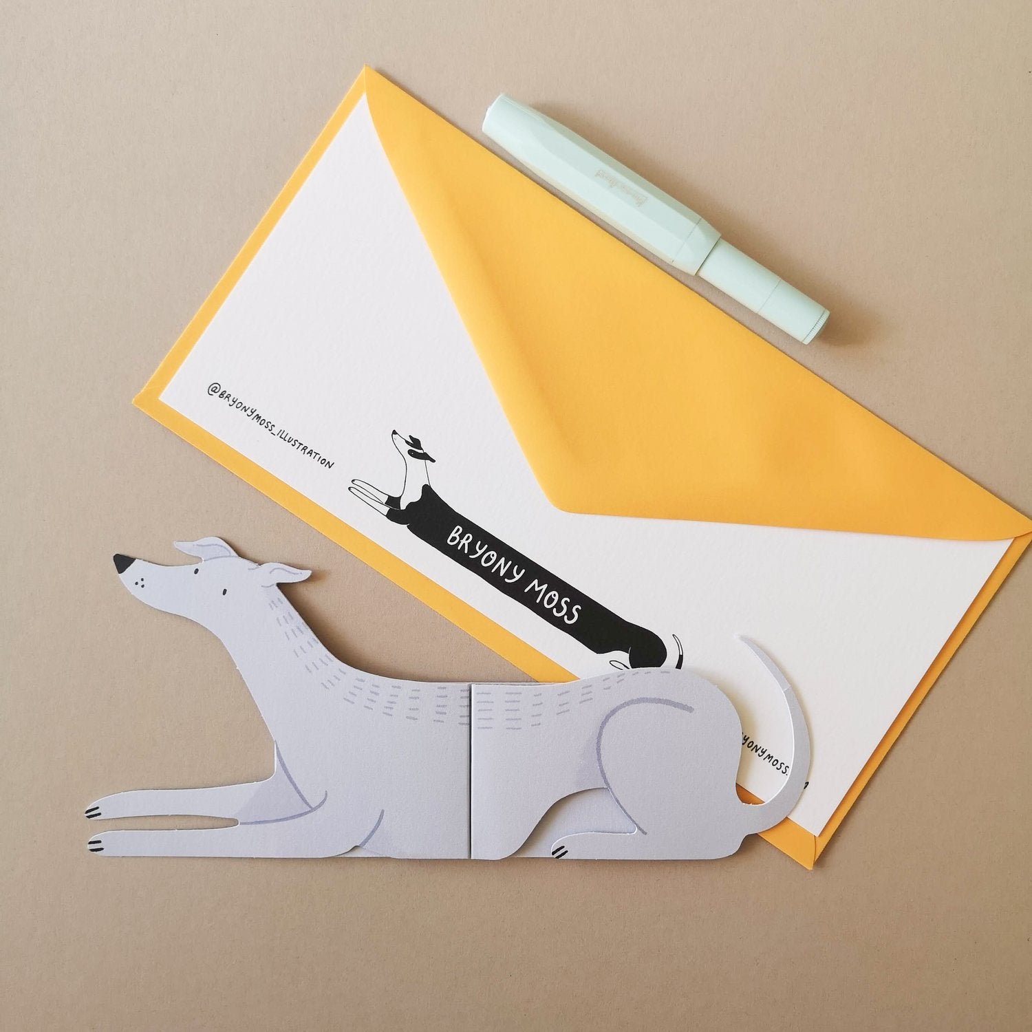 Bryony Moss Long Doggo "Finn" Card – Hound-Tees®