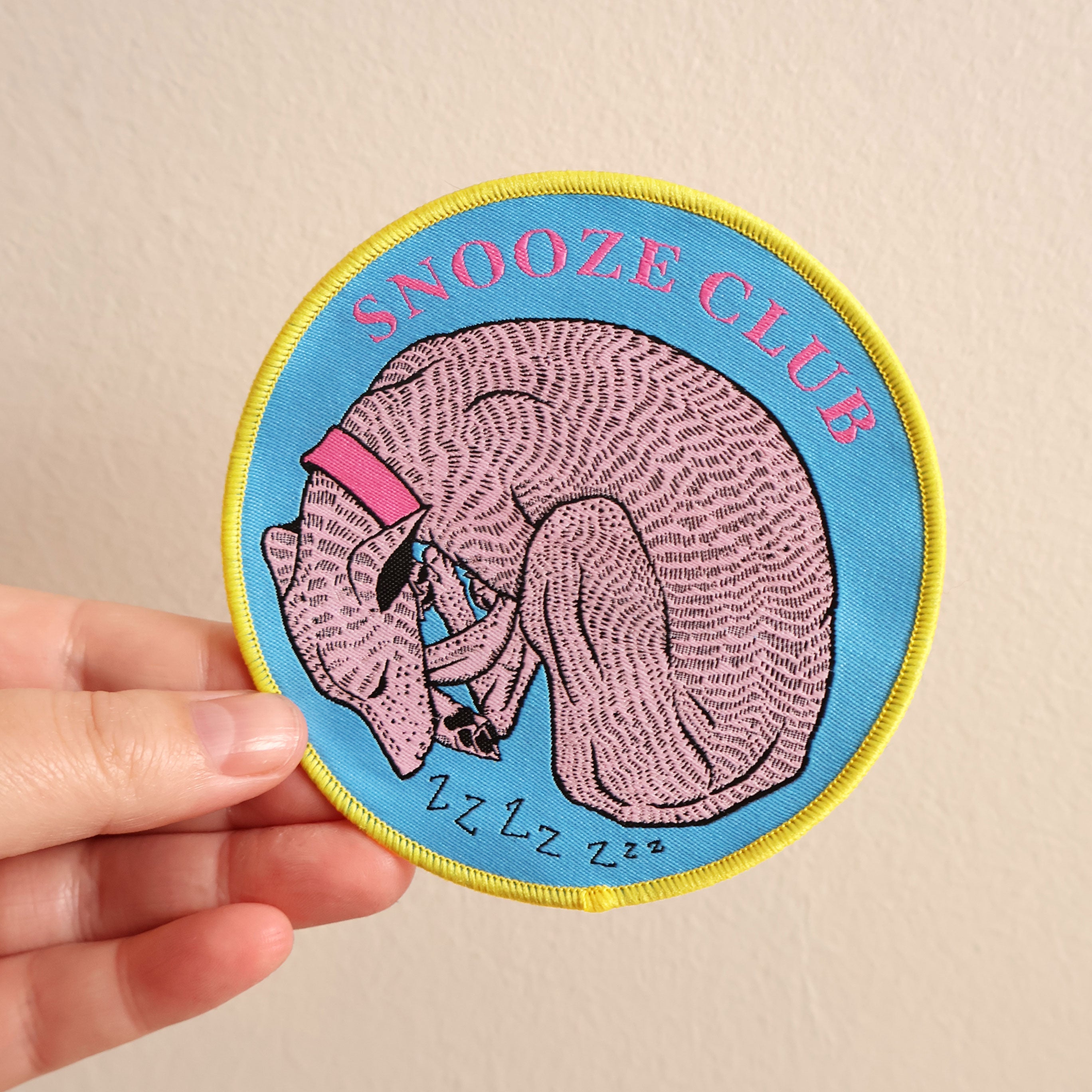 House of Hawks "Neon Snooze Hound" Fabric Patch – houndtees
