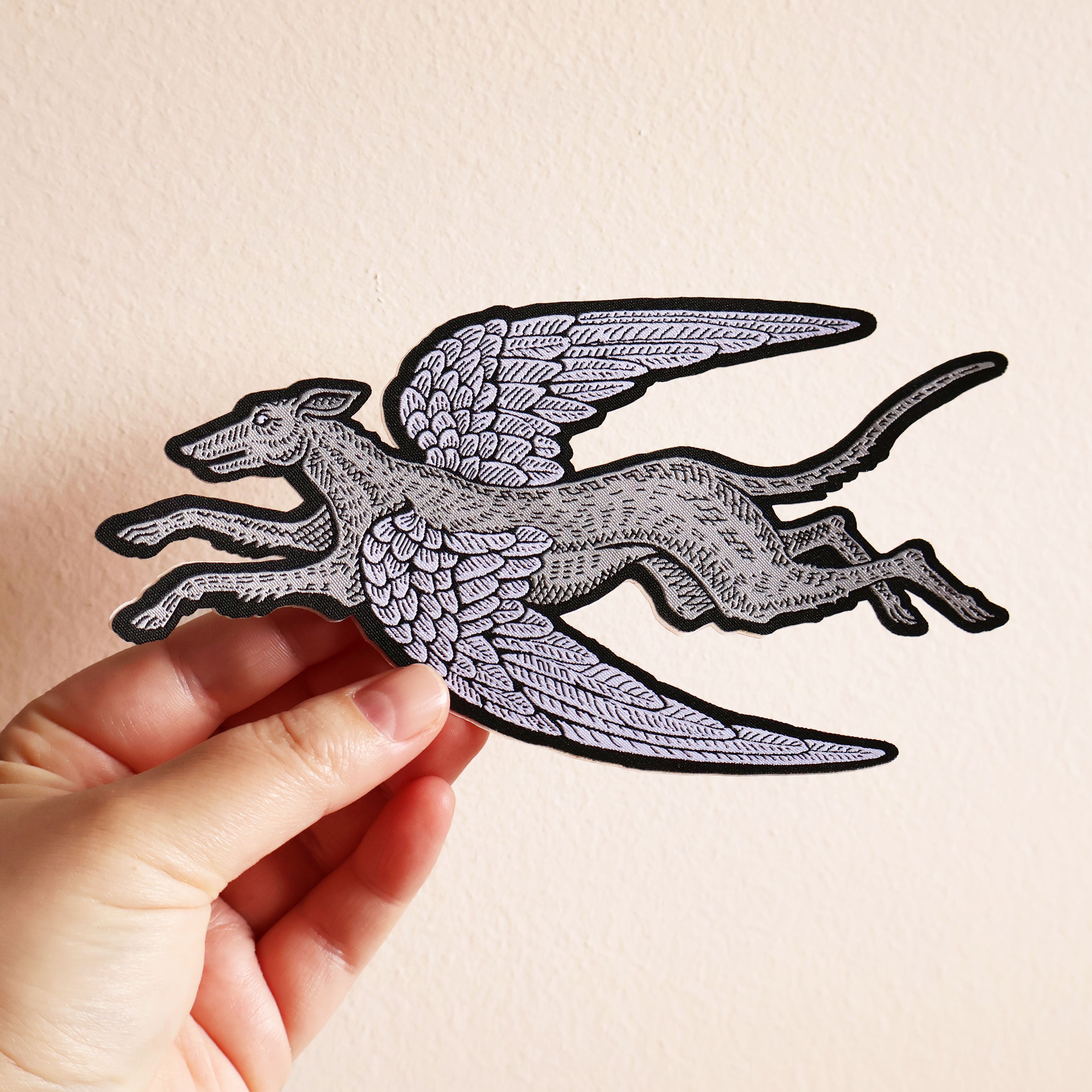 House of Hawks "Flying Hound" Fabric Patch – houndtees